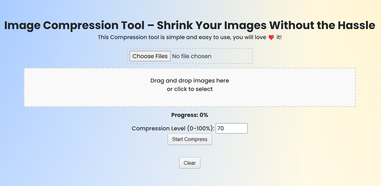 Image Compressor – Compress Images Online Fast